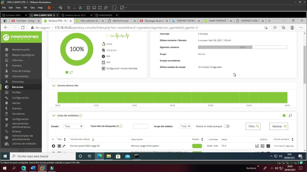 UTM FORTIGATE - NETFLOW - PANDORA - YouTube