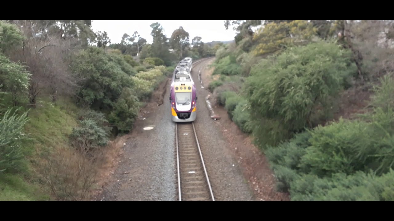 v/line velocity under moe roundabout bridge - YouTube