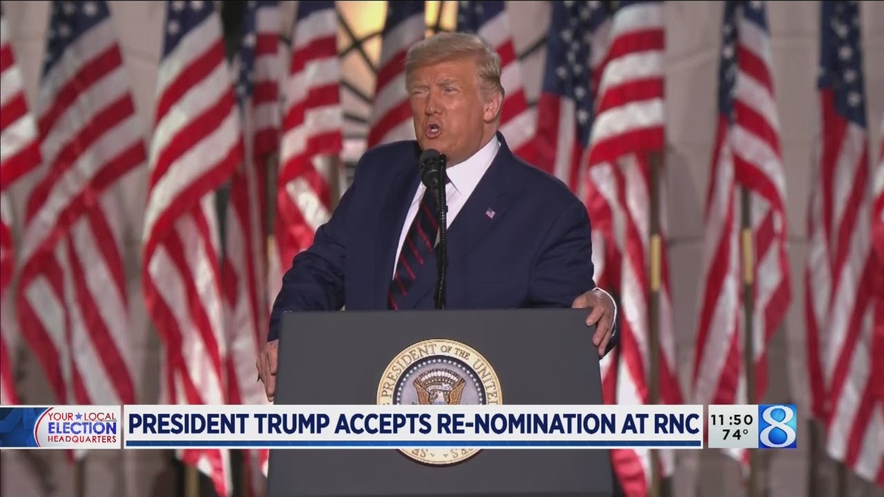 President Trump accepts renomination at RNC - YouTube