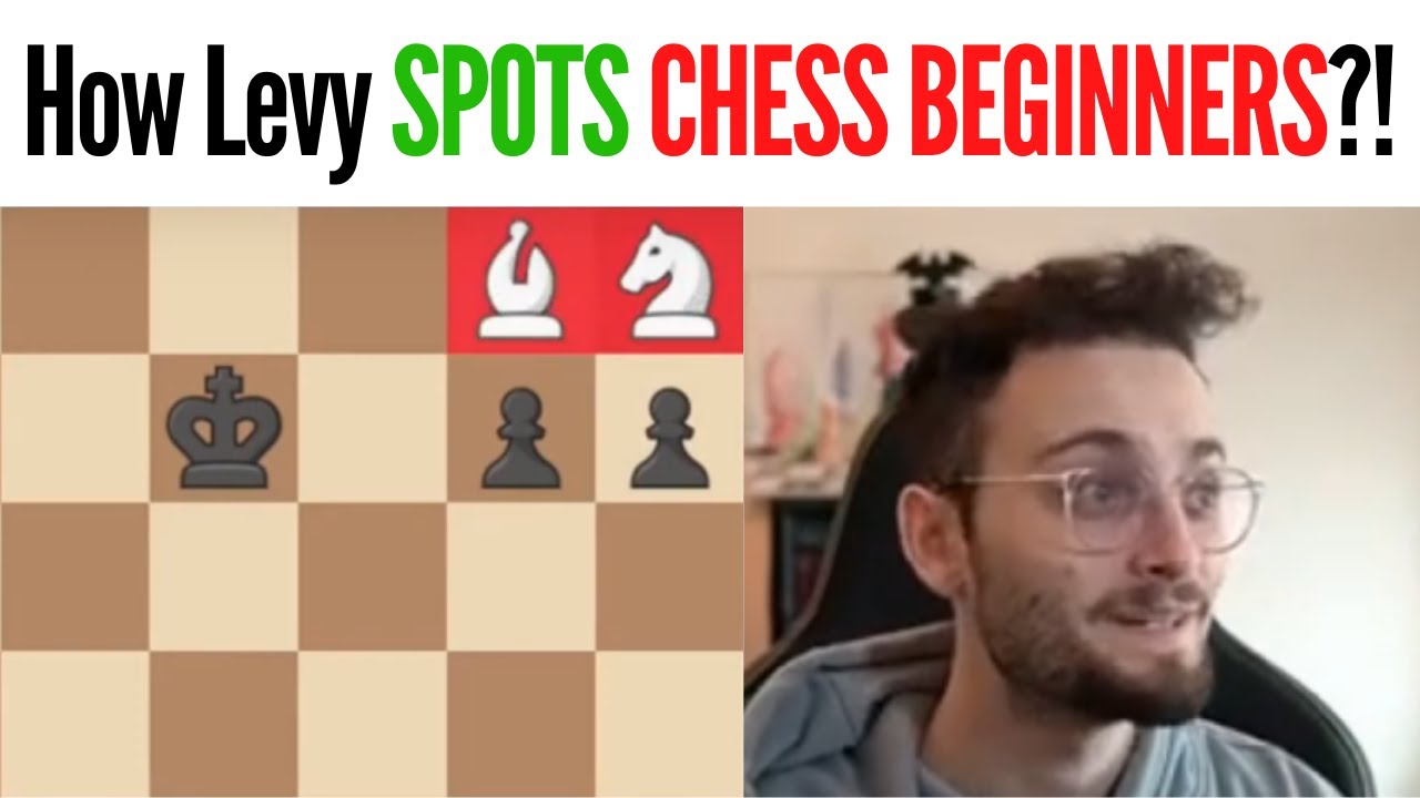 How Levy SPOTS CHESS BEGINNERS?! - YouTube