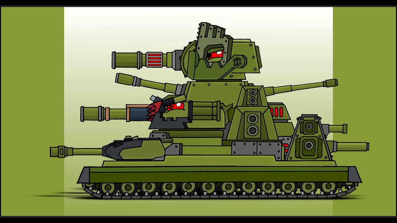 How To Draw Hybrid Tank KV-44 M2 Landkreuzer Faceless | HomeAnimations ...