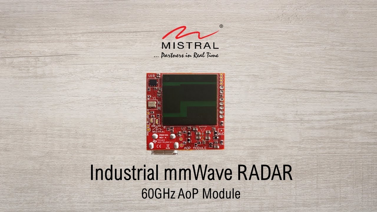 60 GHz Industrial AoP Radar on Module - YouTube