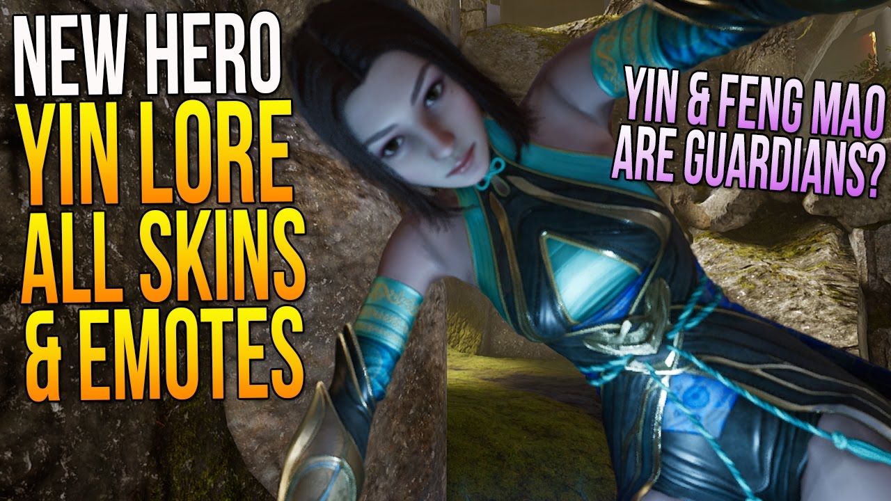 PARAGON YIN LORE & ALL SKINS! "YIN & FENG MAO GUARDIANS? MASTER SKIN ...