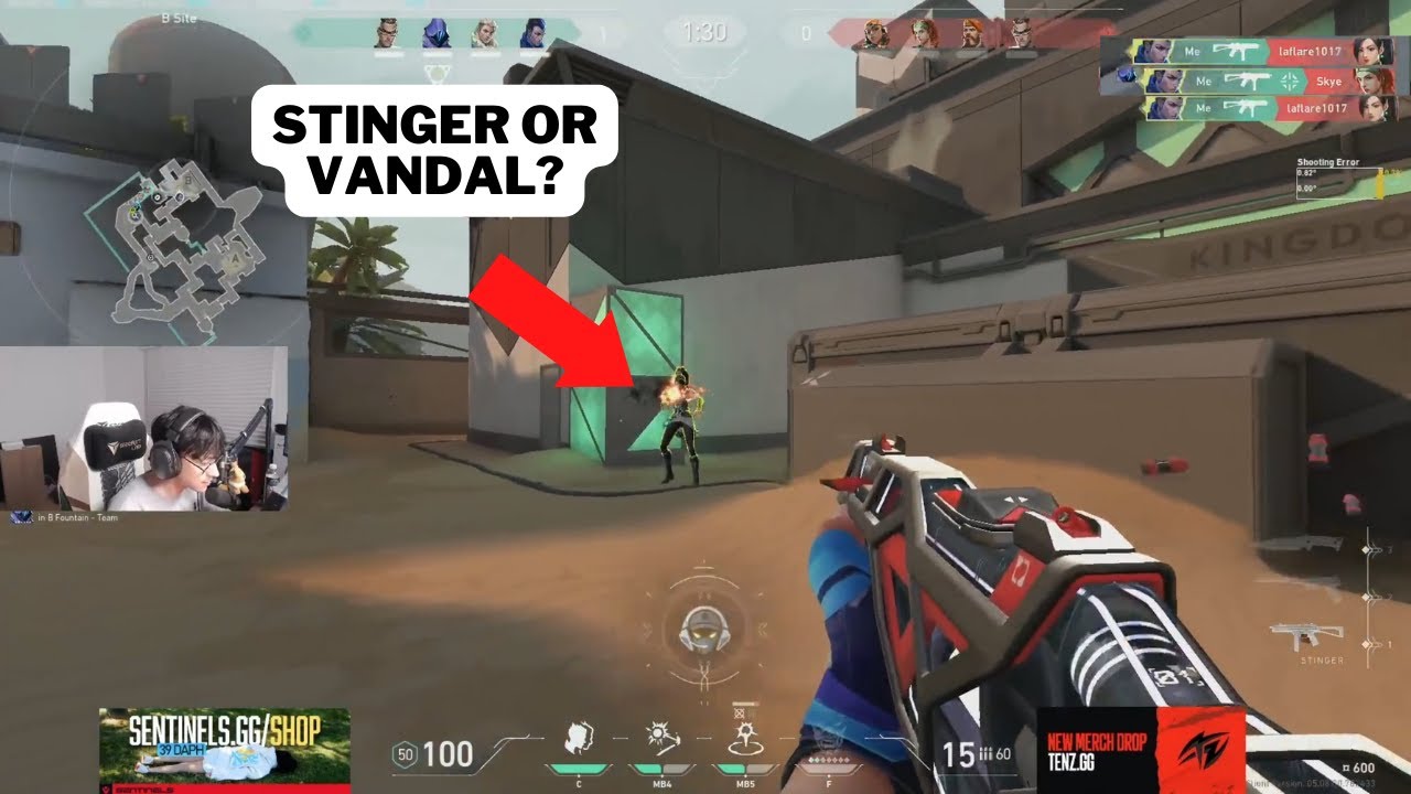 TenZ using the Stinger like a Vandal | INSANE 4k - YouTube