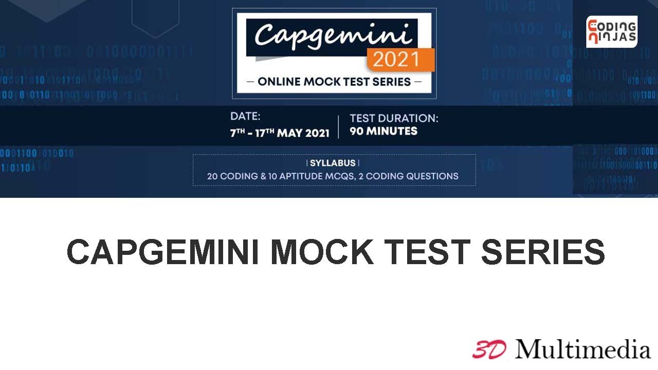 Capgemini Mock Test Series | Coding Ninjas | Online Mock Test Series ...