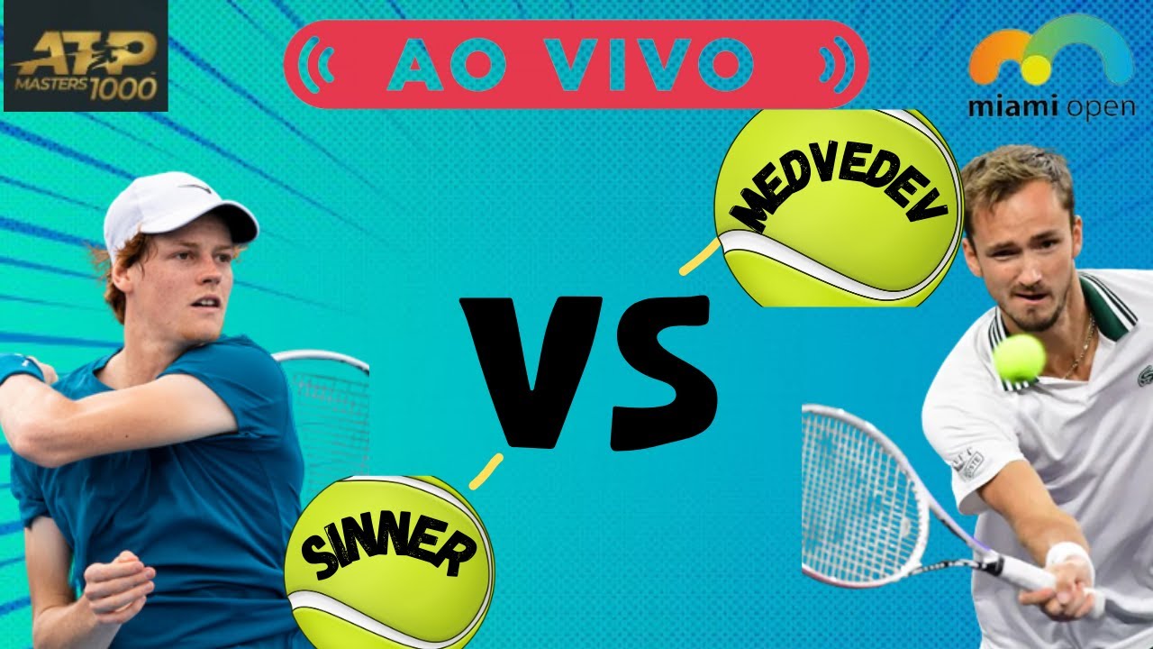 MEDVEDEV vs SINNER | FINAL | MASTERS 1000 INDIAN WELLS | TÊNIS FALADO ...