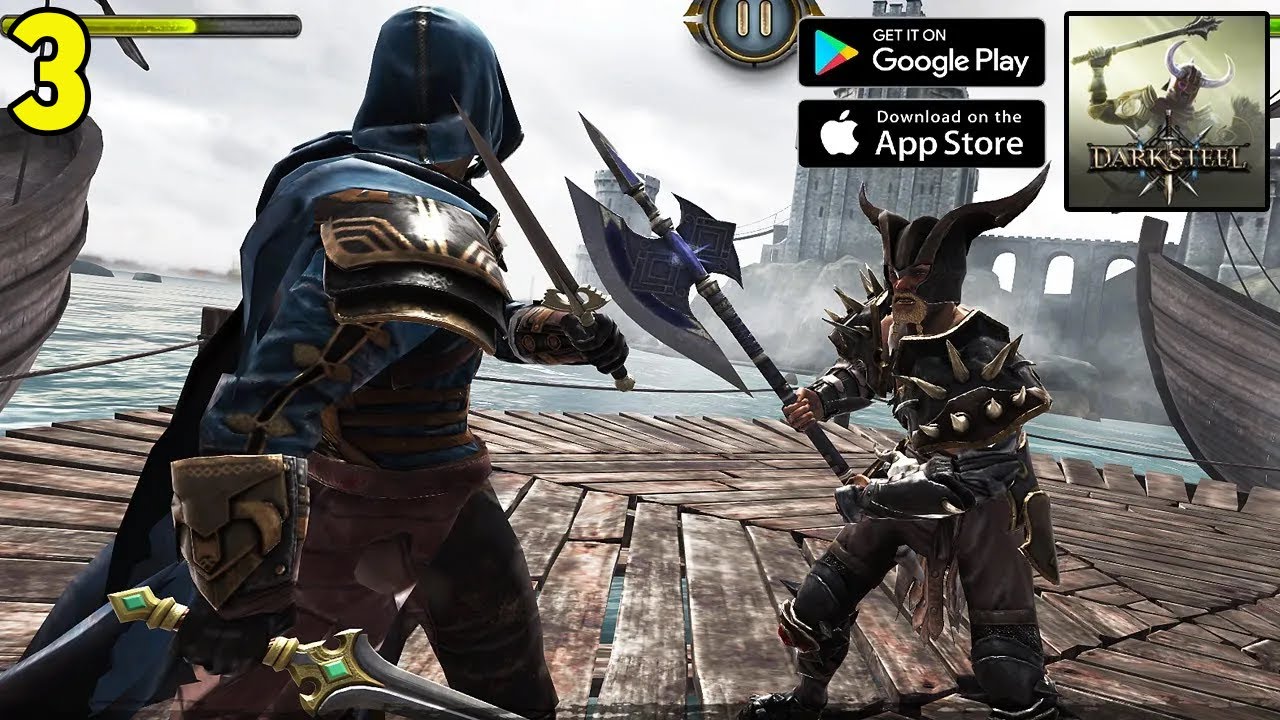 Best Fighting Game Mobile Dark Steel: Medieval Fighting Android ios ...