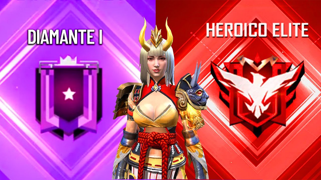 DIA 7 SUBIENDO A HEROICO CON LOS CUERNITOS DORADOS 😍 FREE FIRE - YouTube