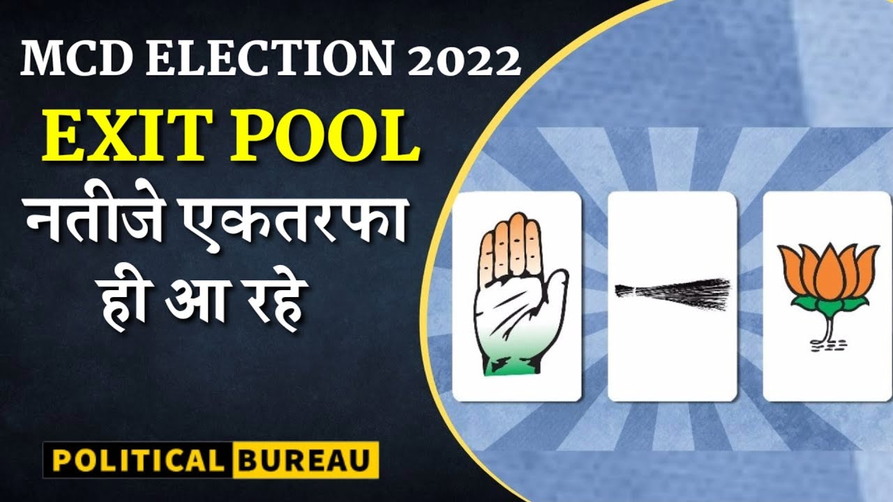MCD Exit Polls के नतीजे एकतरफा ही आ रहे | AAP की एमसीडी में एंट्री ...