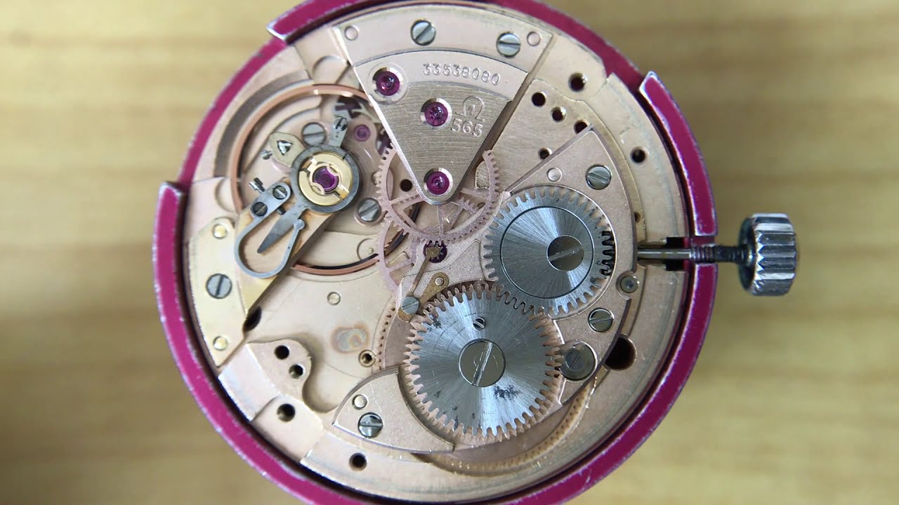【Beautiful Mechanical Watch Movement】OMEGA Cal.565 - YouTube