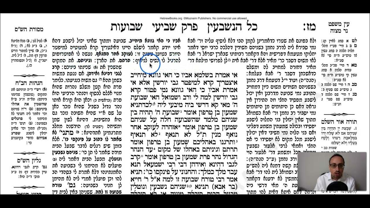 Shavuos Daf 47b Daf Yomi Gemara (Talmud) Meseches Shevuos Mesechet Shevuot Masechet Shavuot ...