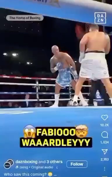 Fabio Wardley vs Justis Huni KD ⏲️ IS IT RIGHT? #Boxing #WardleyHuni # ...