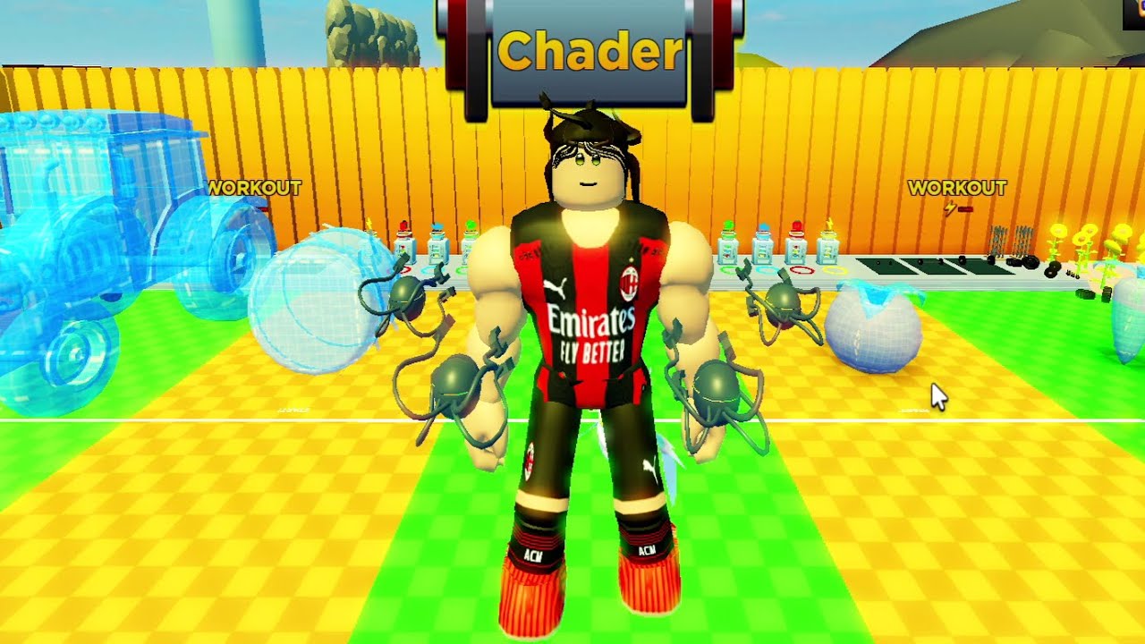 15 Million Strength at Farm Only on Strongman Simulator Roblox - YouTube