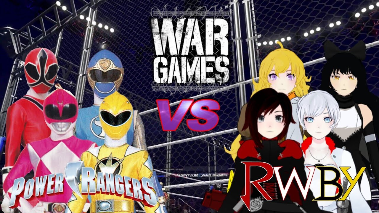 WWE 2K23: The Female Power Rangers vs. Team RWBY in a WARGAMES MATCH ...
