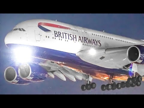AWESOME NIGHT PLANE SPOTTING at LAX | Los Angeles Intl Airport Plane Spotting [LAX/KLAX]