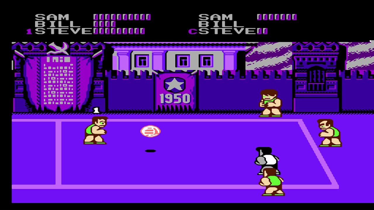 Super Dodge Ball (NES) เกมปาบอลในตำนาน ท่าไม้ตายสุดอลังการ! - YouTube