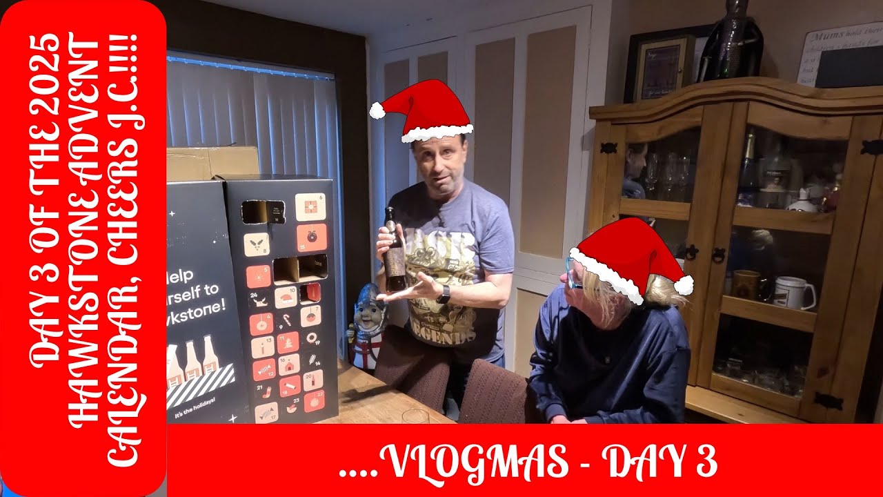 Kaleb it’s cold out cider | day 3 Hawkstone 2025 advent calendar - YouTube
