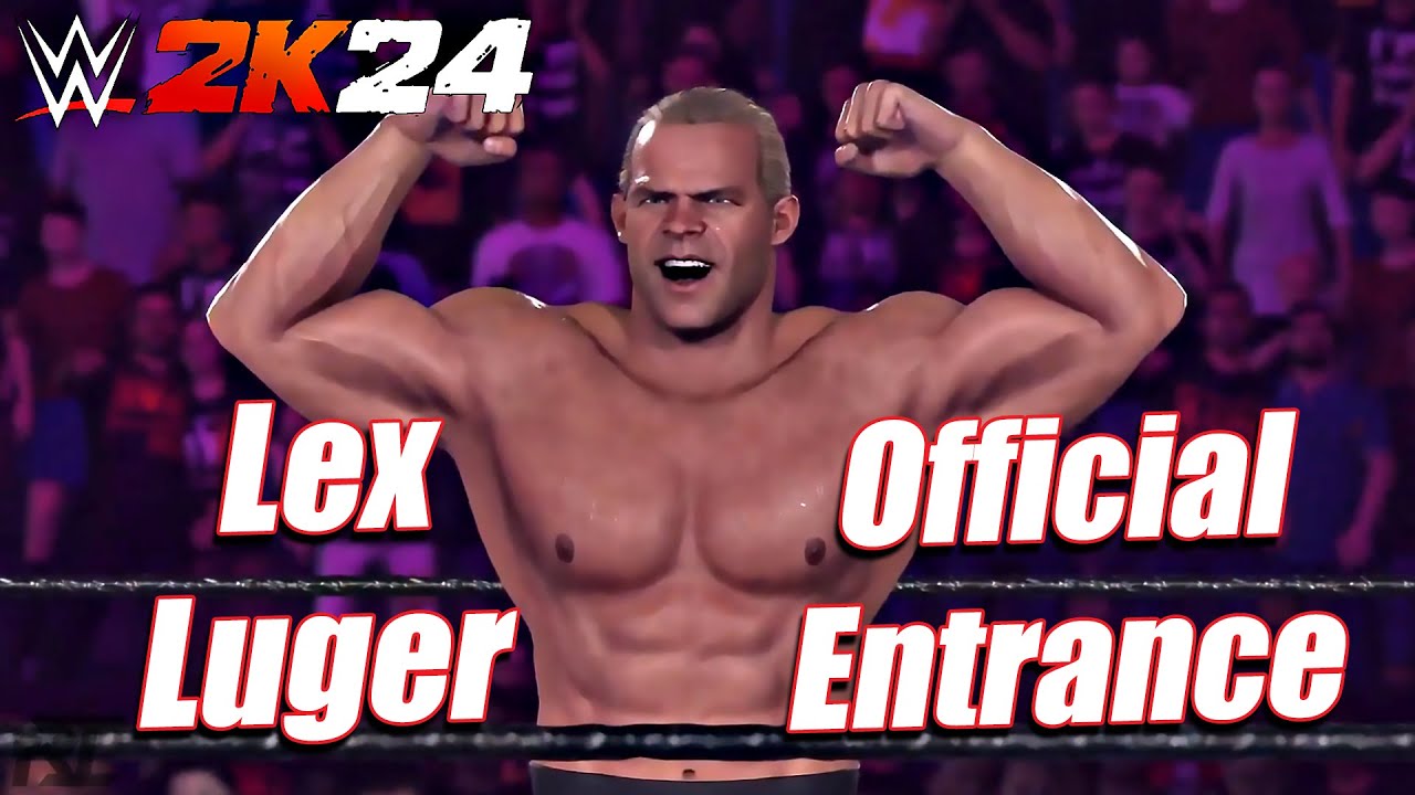 WWE 2K24 DLC: Lex Luger Official Entrance! - YouTube