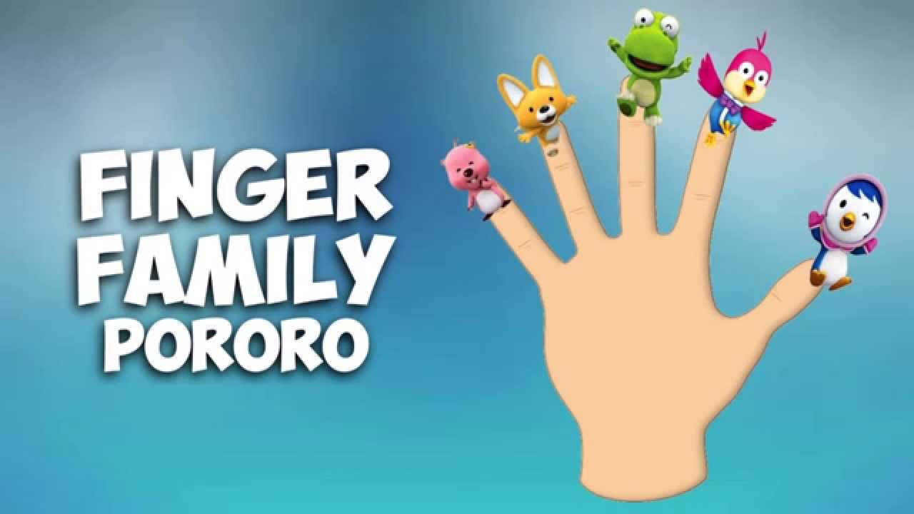 DADDY FINGER FAMILY SONG Pororo Nursery Rhymes for Children Babies and ...