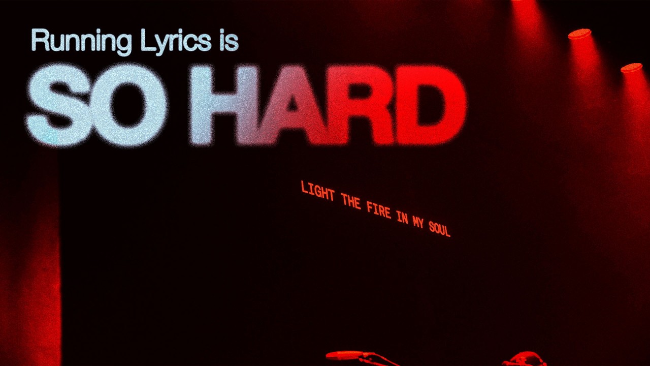 This is Why Running Lyrics is SO HARD in Church - YouTube