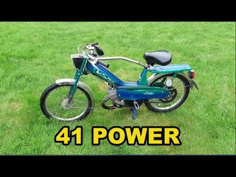 Essai du moteur d'origine préparé sur la motobecane 41 - YouTube