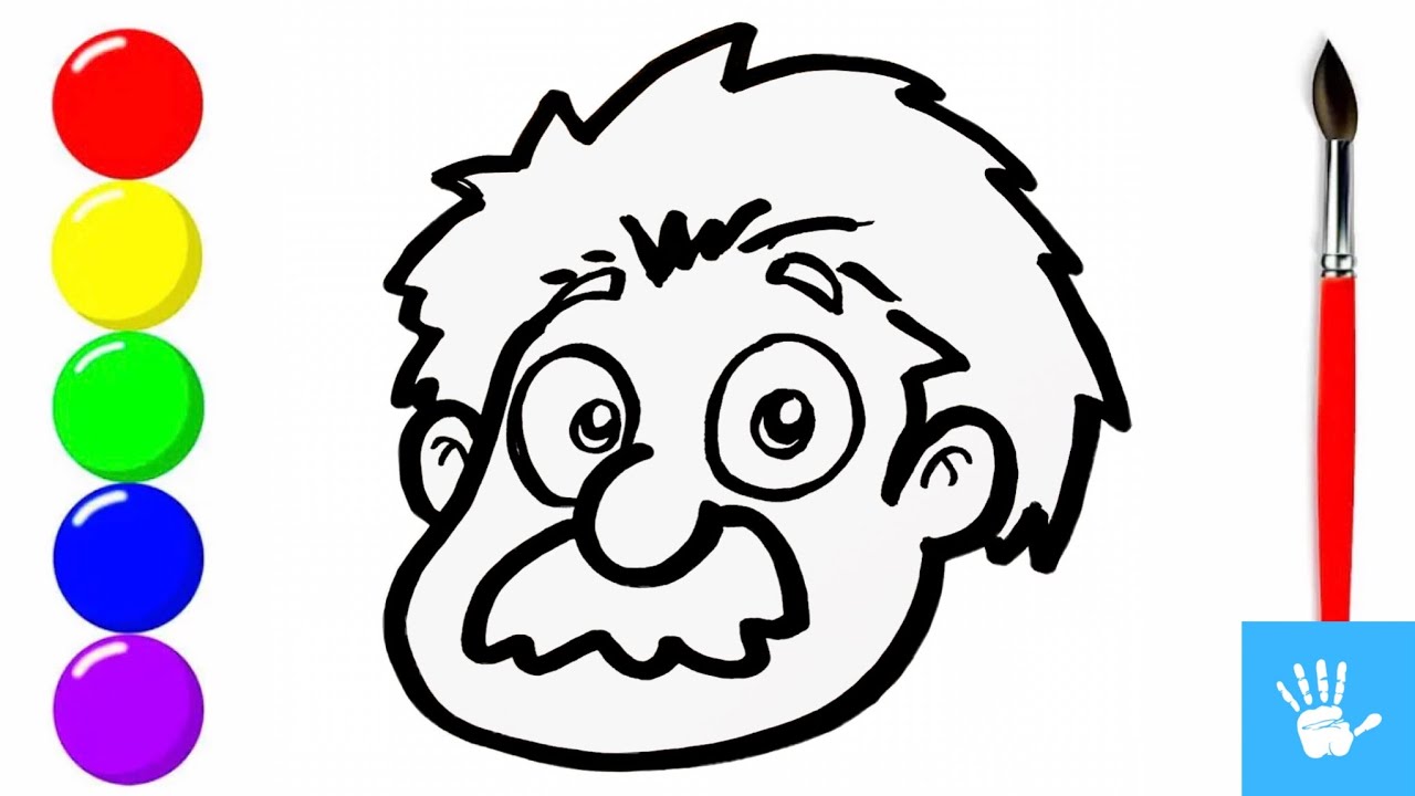 How To Draw Albert Einstein - YouTube