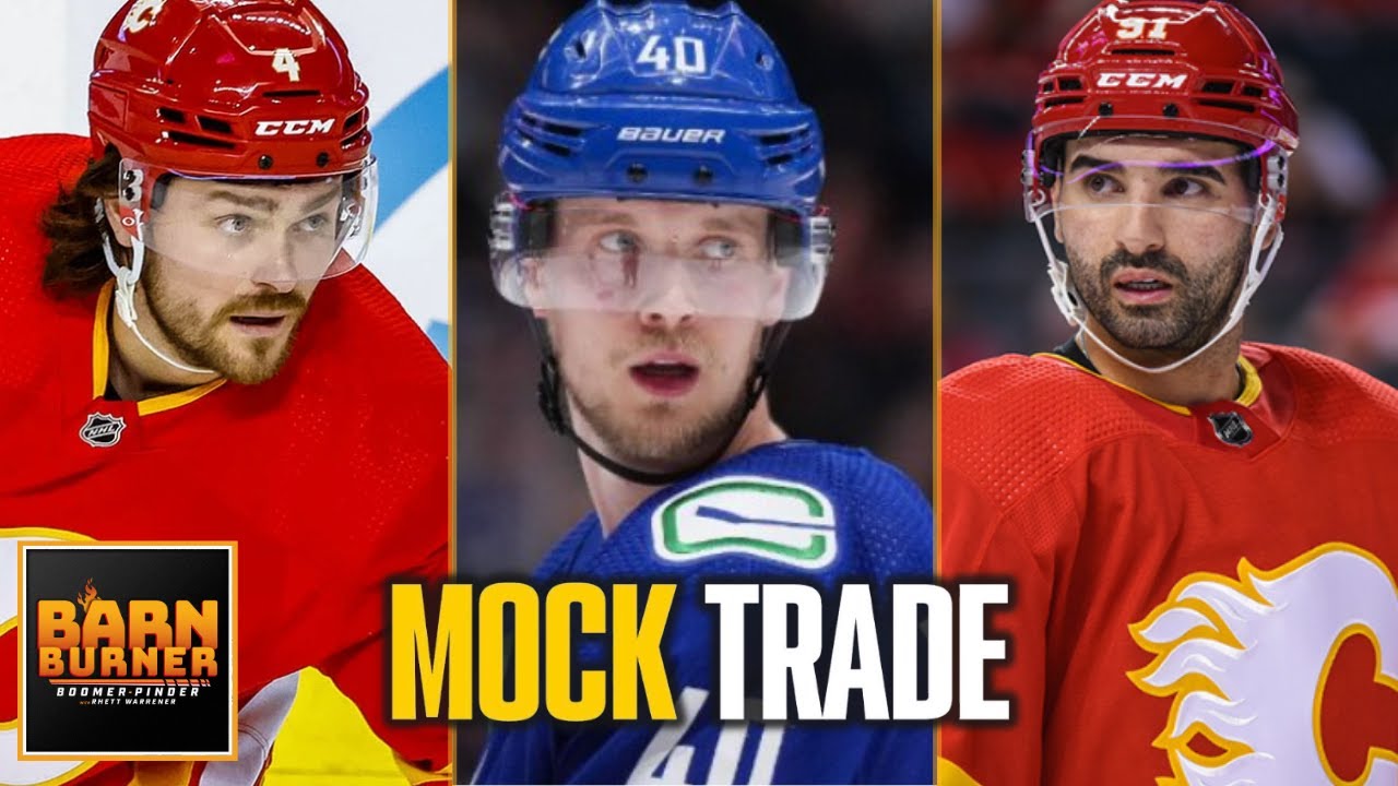 Calgary Flames x Vancouver Canucks Elias Pettersson Mock Trade | FN ...