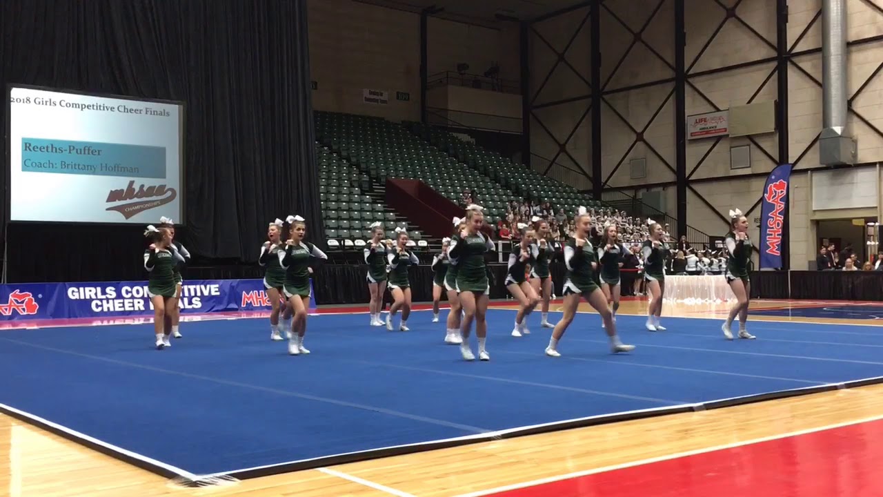 Reeths-Puffer’s Round 3 at the 2018 MHSAA competitive cheer state ...