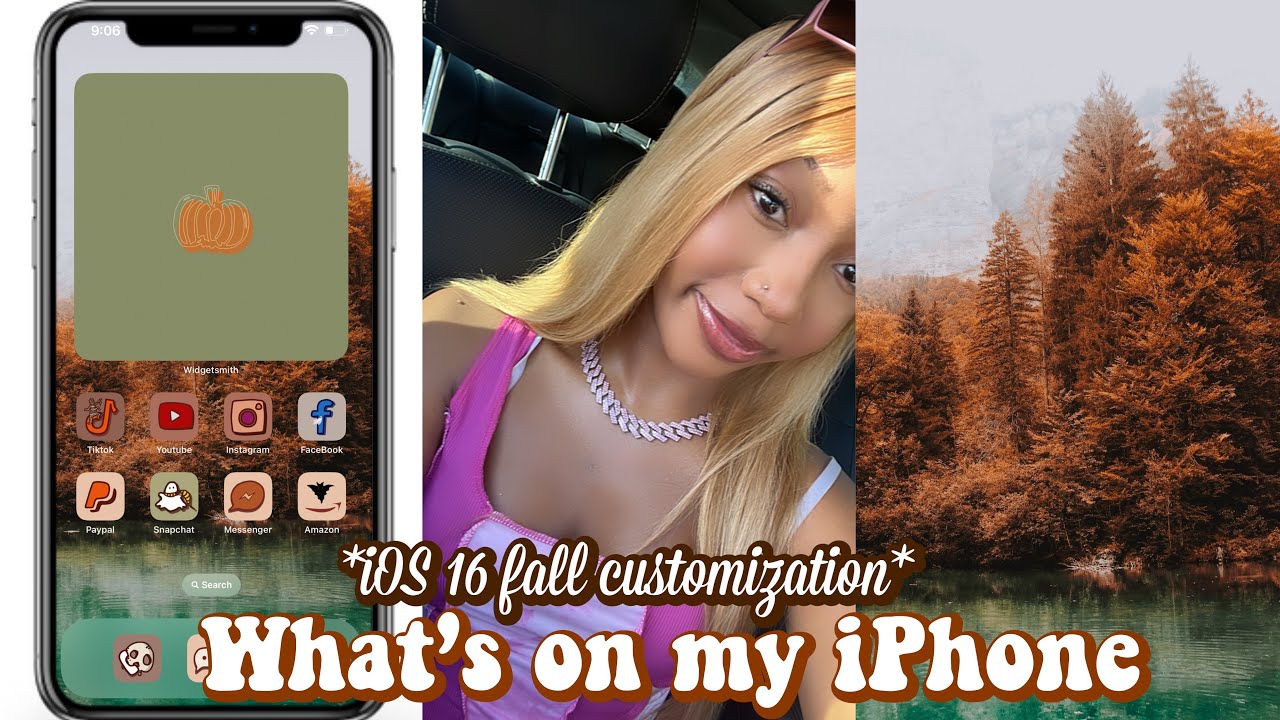 Whats on my iPhone iOS 16 Fall customization! 🍁 - YouTube