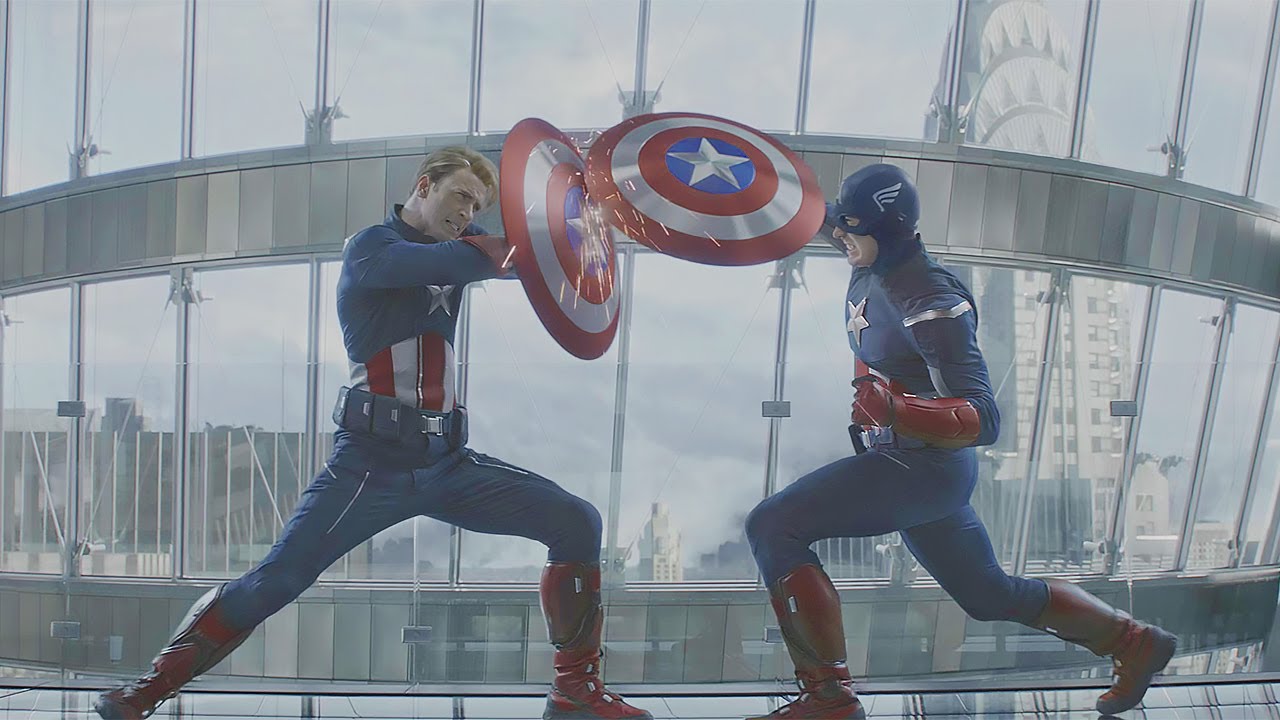 CAPTAIN AMERICA Vs. CAPTAIN AMERICA | Avengers: Endgame (2019) MOVIE ...