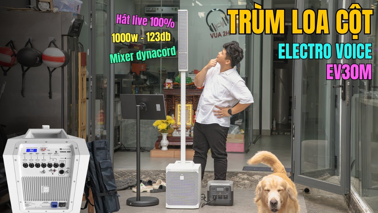 Unboxing - Review Electro-Voice EV30M white | Chiếc loa cột tốt nhất ...