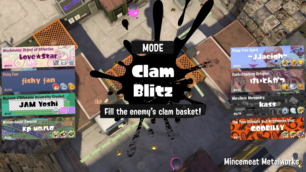 【Splatoon3】X Rank | Clam Blitz #28 - YouTube
