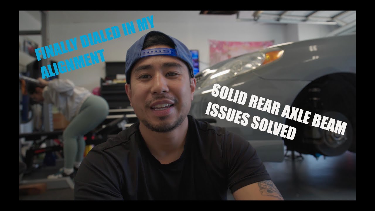 The Formula for Dialing Alignment on Solid Rear Axle Beam Cars - YouTube