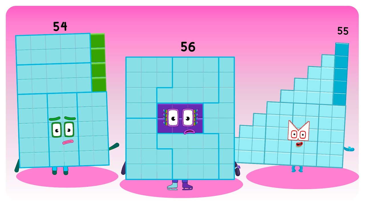 Sprunki OC Numberblocks 54, 55, 56 | Compilation Incredibox #sprunki # ...