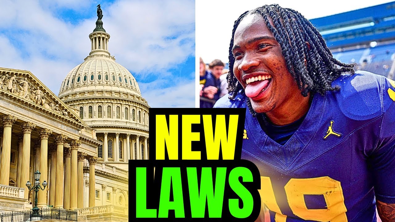 BIG Change to NIL Rules and LAWS for College SPORTS - YouTube