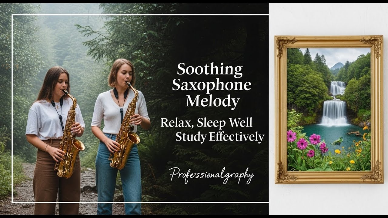Soothing Saxophone Melody – Relax, Sleep Well & Study Effectively 🎷 ...