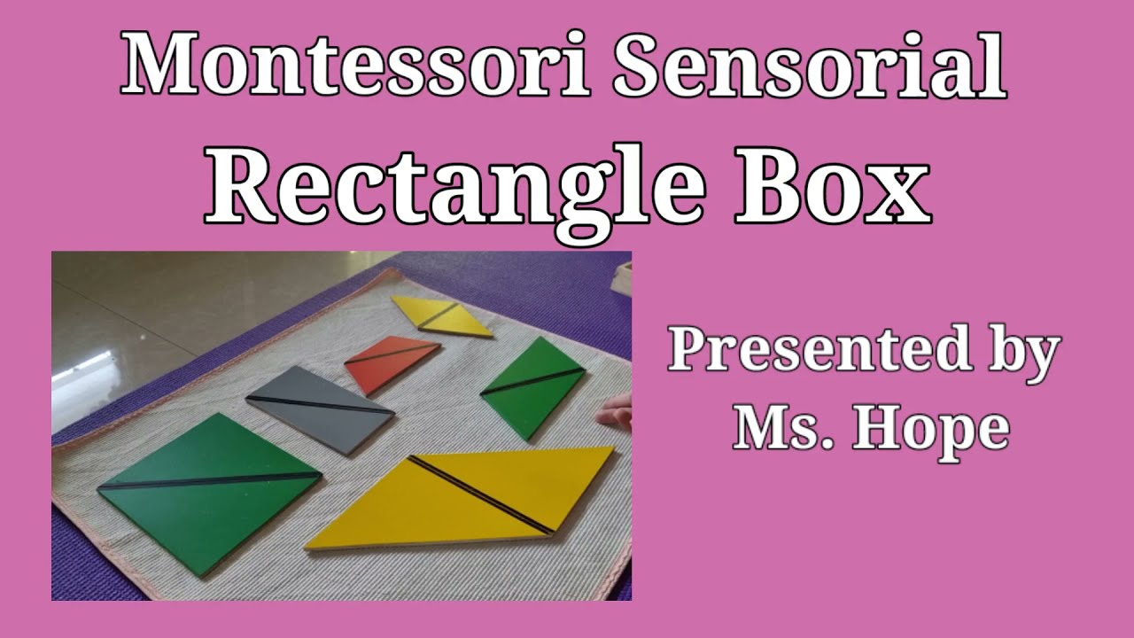 Rectangle Box | Montessori Sensorial - YouTube