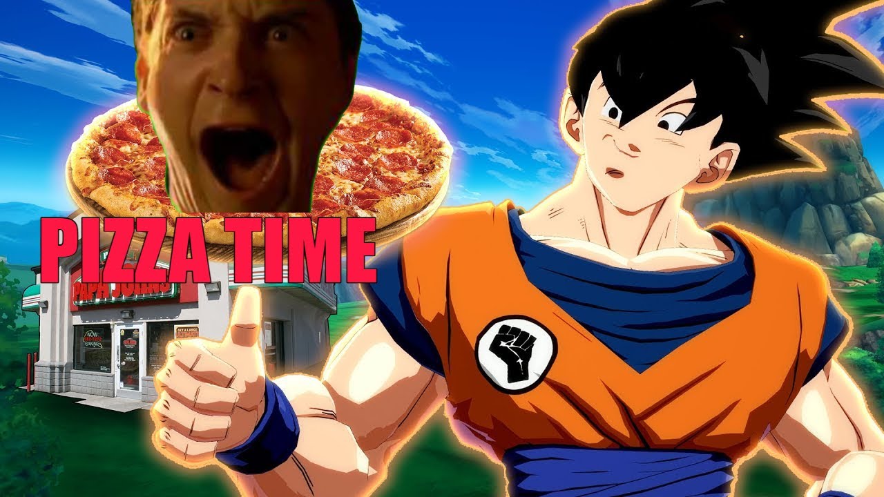 Dragon Ball Fighterz Shorts Delivery Goku +Pizza Time Background Edit ...