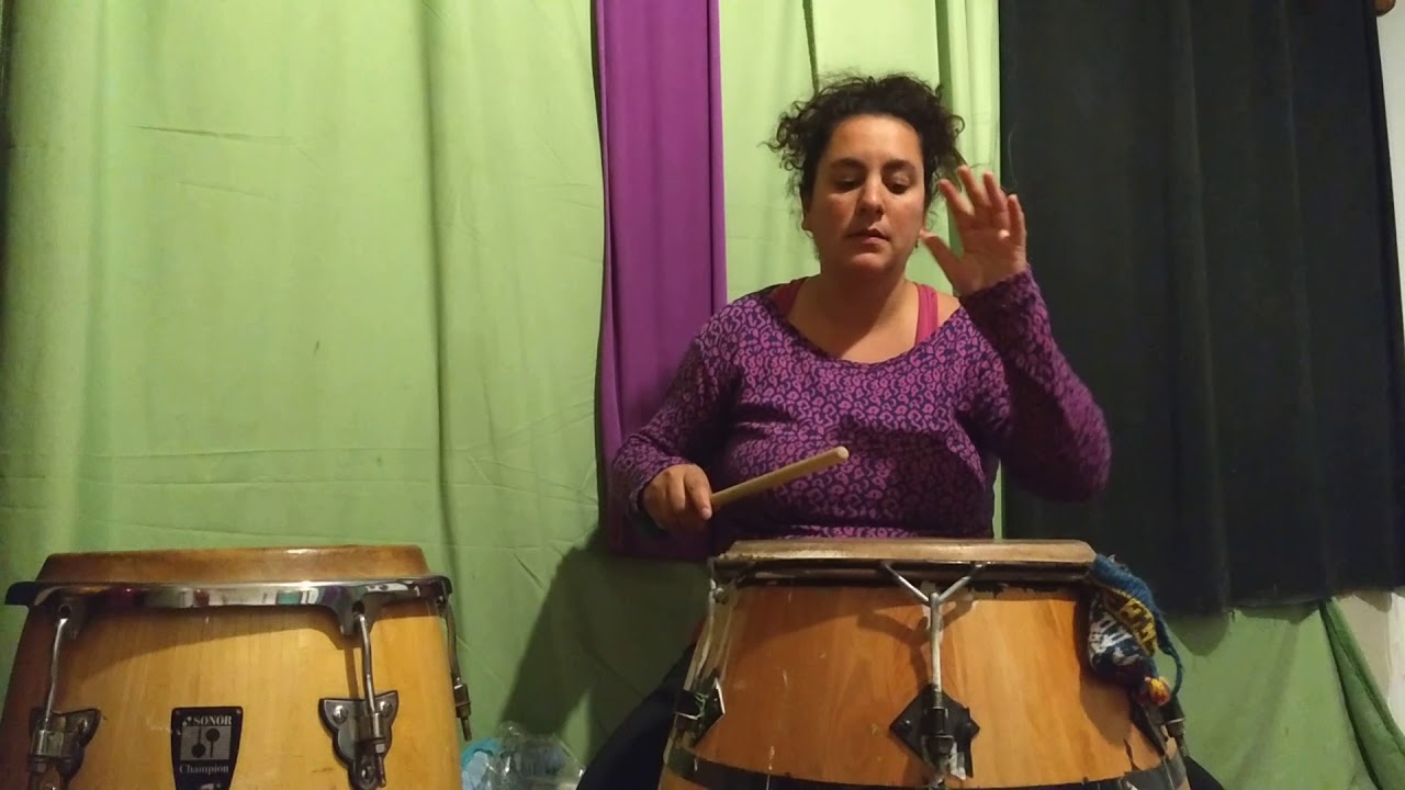 Frases para principiantes Tambor Repique de Candombe - YouTube