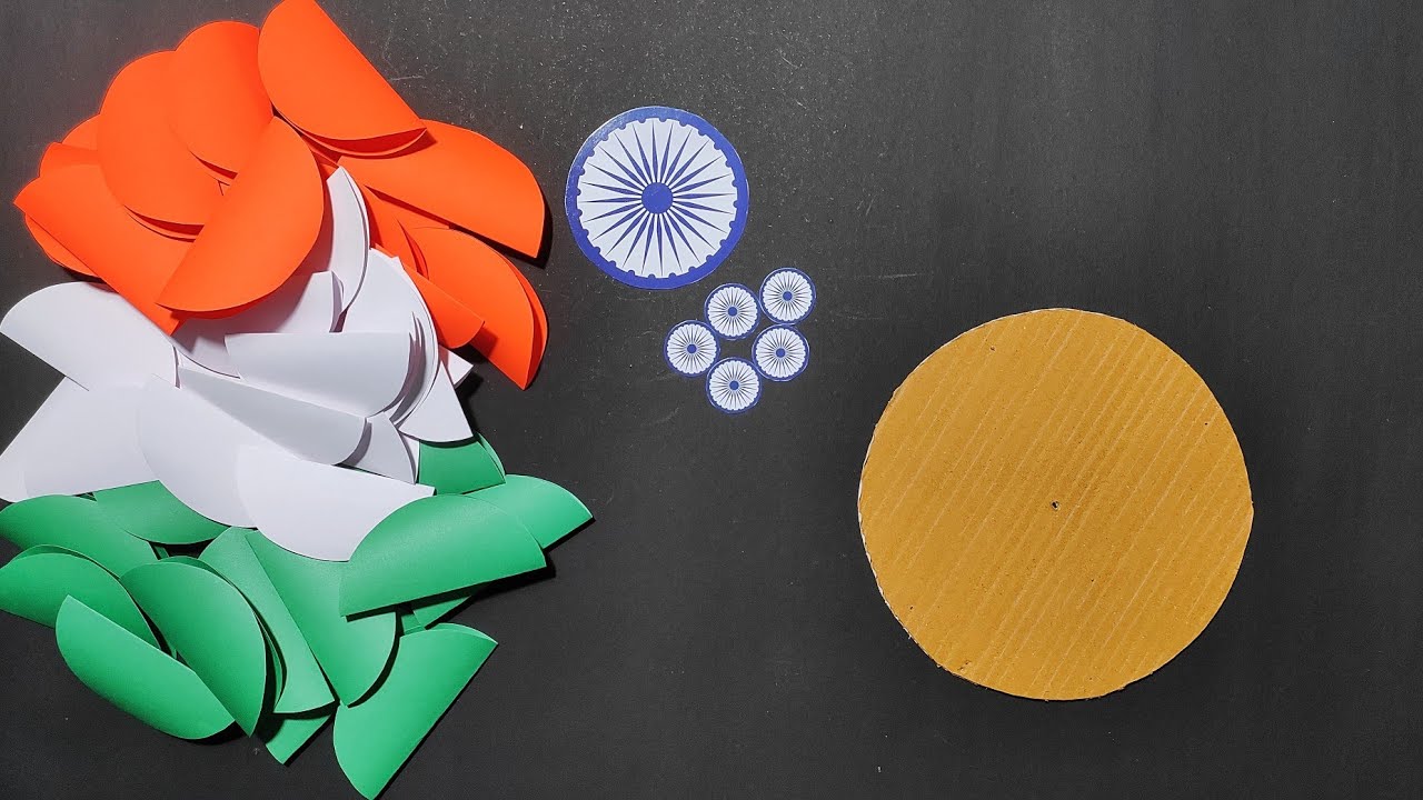 DIY Independence Day Wallhanging Craft // wall decoration ideas // 15th ...