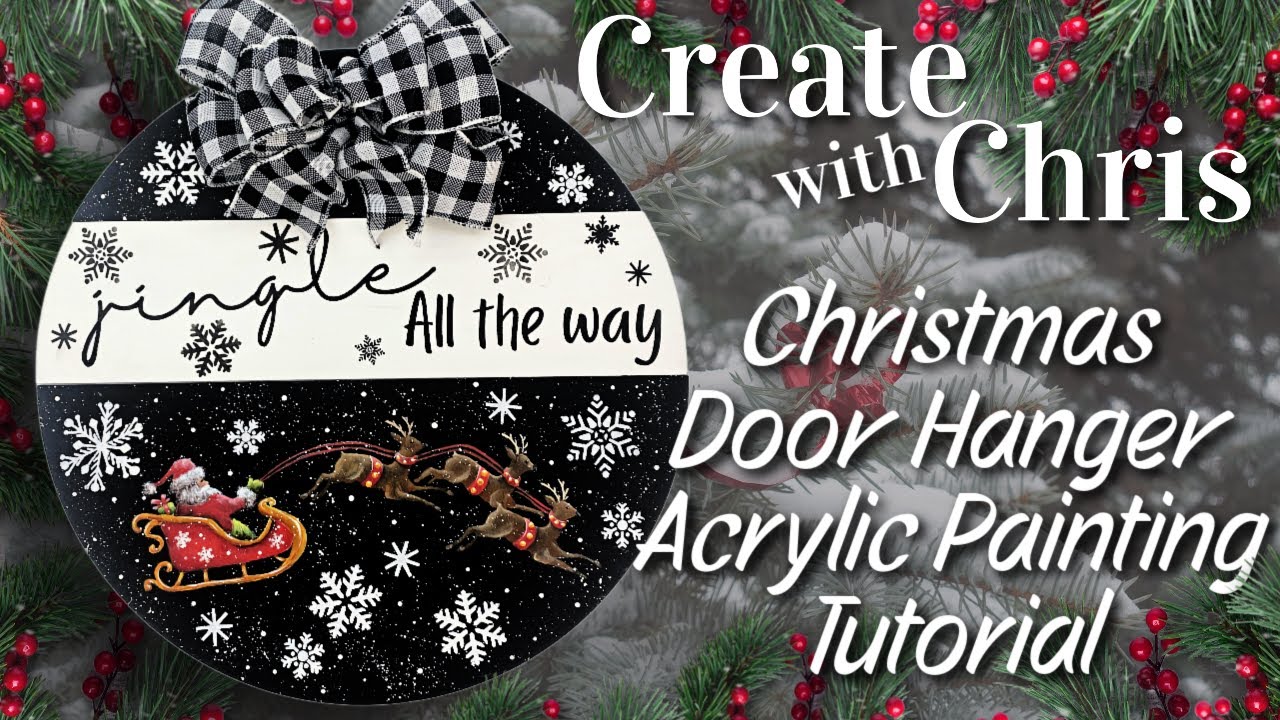 Create with Chris - Jingle All the Way Convertible Sign - YouTube