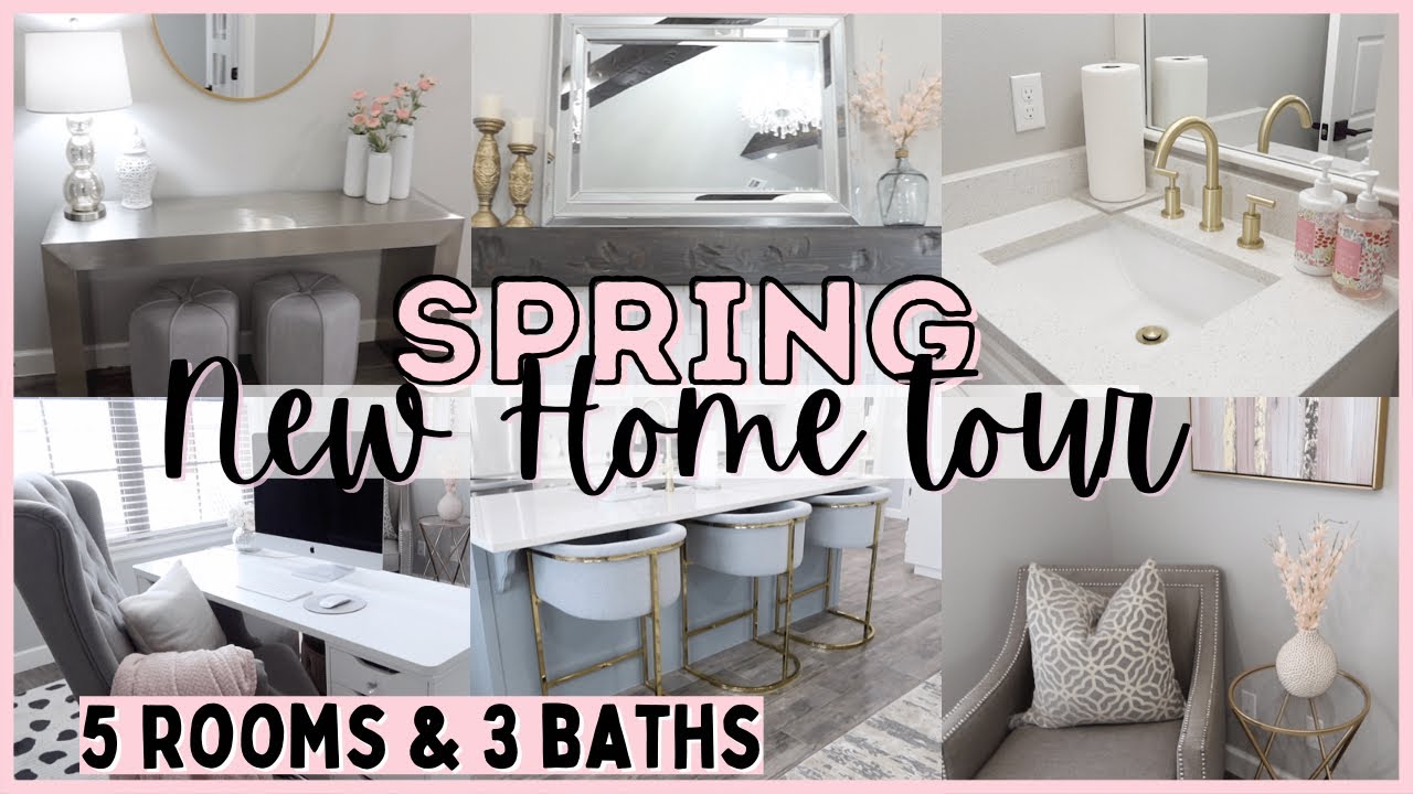 *NEW* SPRING HOME TOUR 2021 | DREAM HOME TOUR 2021 | GLAM FARMHOUSE NEW ...