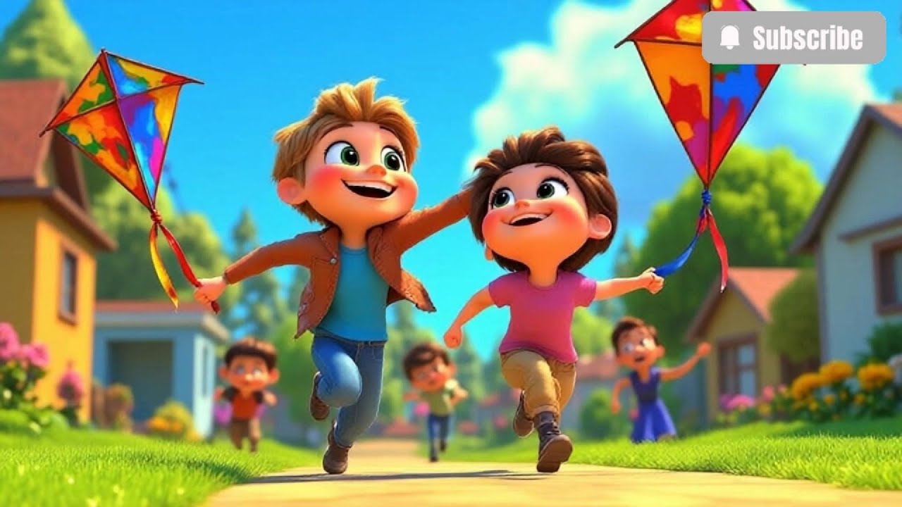 The Magic Kite Song 🪁 | Fun Kids Song About Flying Kites | Nursery ...