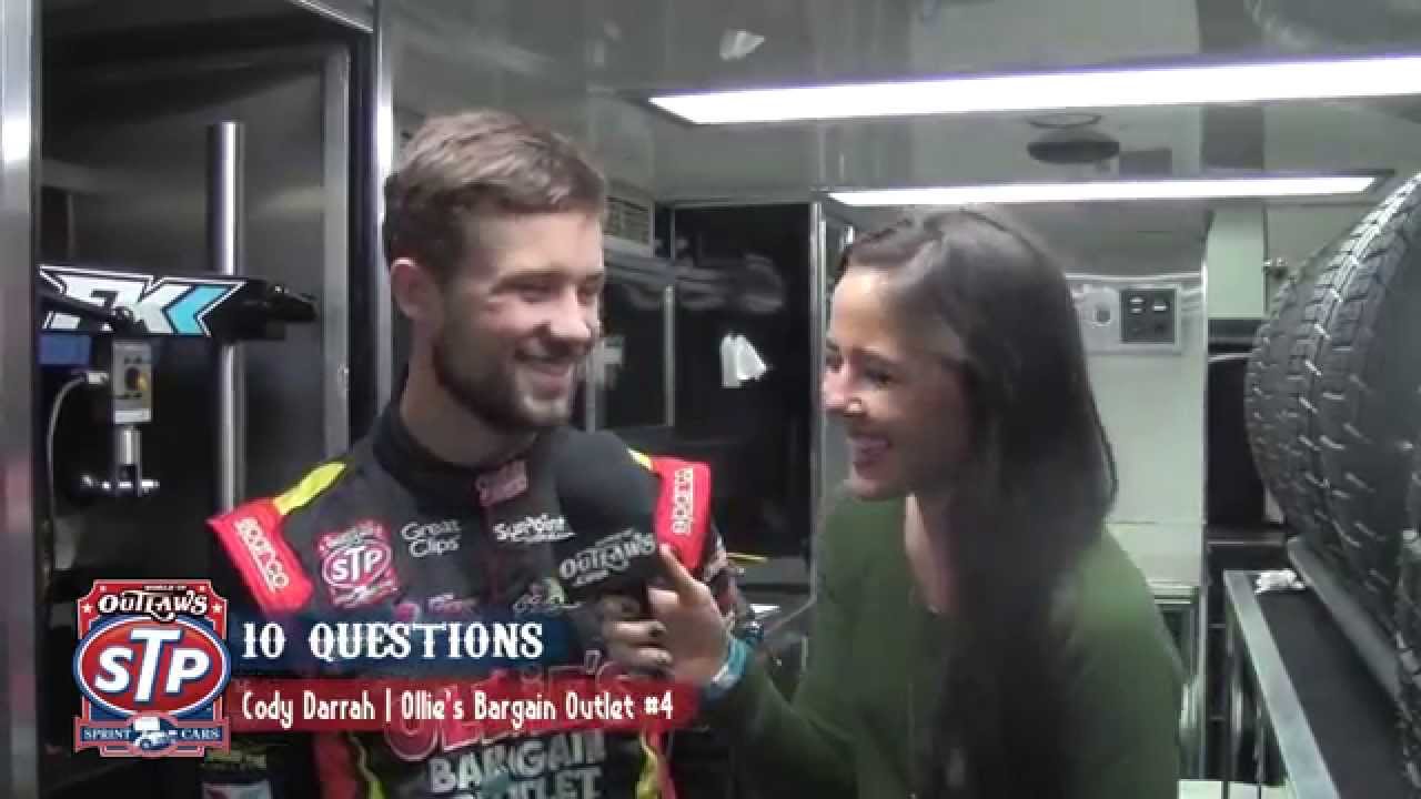 World of Outlaws STP Sprint Car Series 10 Questions with Cody Darrah ...