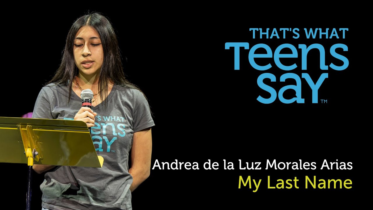 My Last Name by Andrea de la Luz Morales Arias - YouTube
