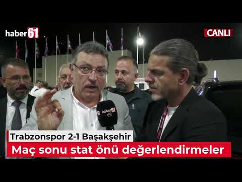 Trabzon Büyükşehir Belediye Başkanı Ahmet Metin Genç'ten Başakşehir maçı sonrası sert açıklamalar