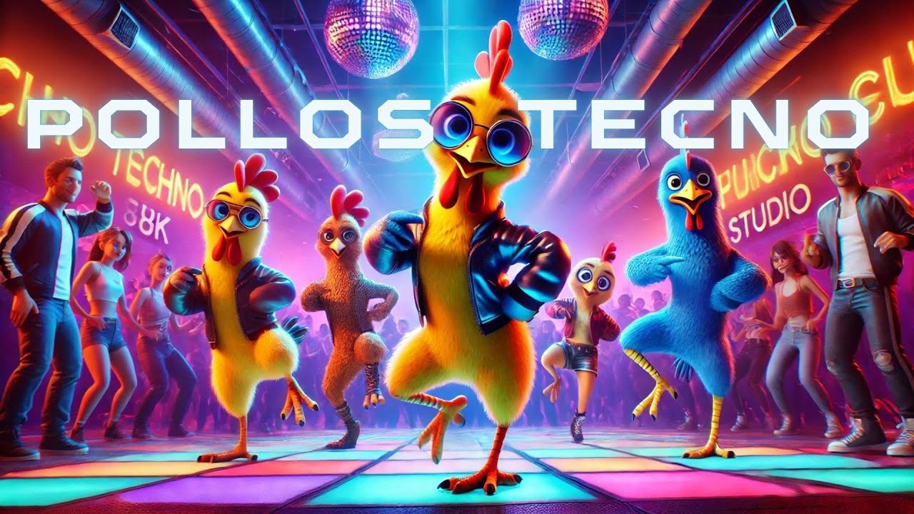 Techno Chicken Dance - A Wild Dance Party Adventure for Kids! - YouTube
