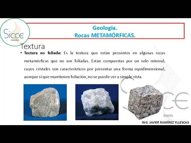 Propiedades De Las Rocas Metamórficas Rocas Metamórficas: Tipos,