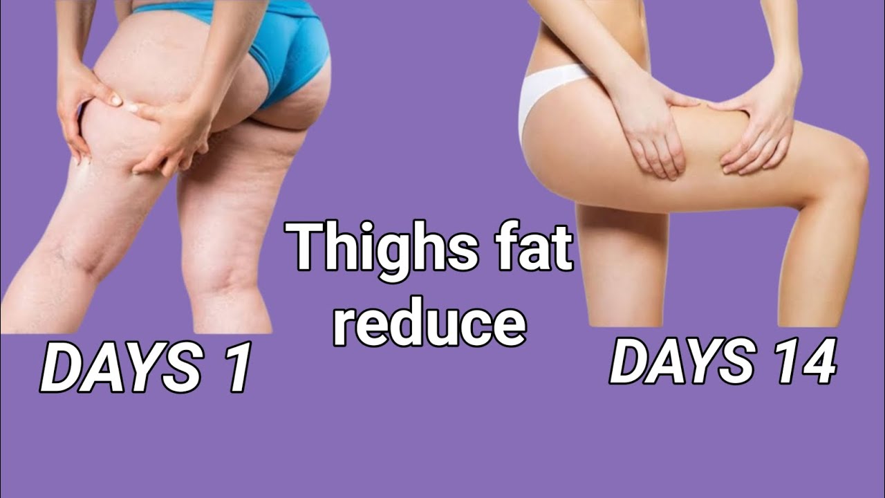 How To Get Slim Thighs Fat Reduce In 14 Days Challenge At Home Youtube