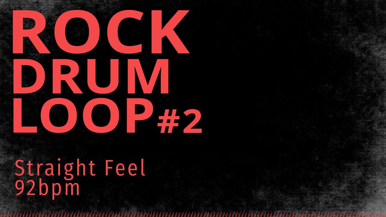 Rock Drum Loop / Practice Track / Jamtrackschannel - YouTube